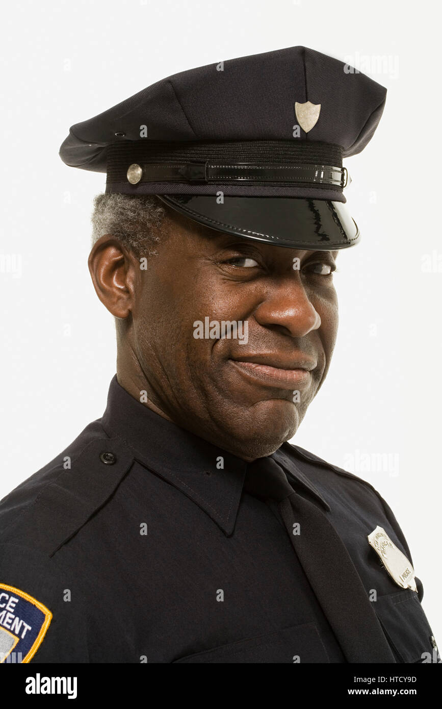 Portrait of a police officer Stock Photo - Alamy