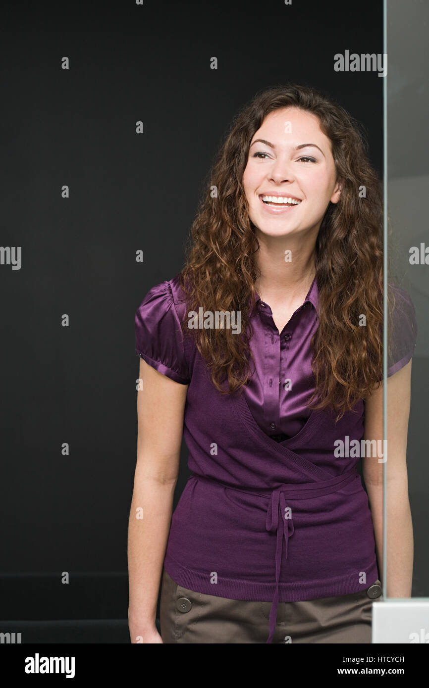 Portrait of a female office worker Stock Photo - Alamy