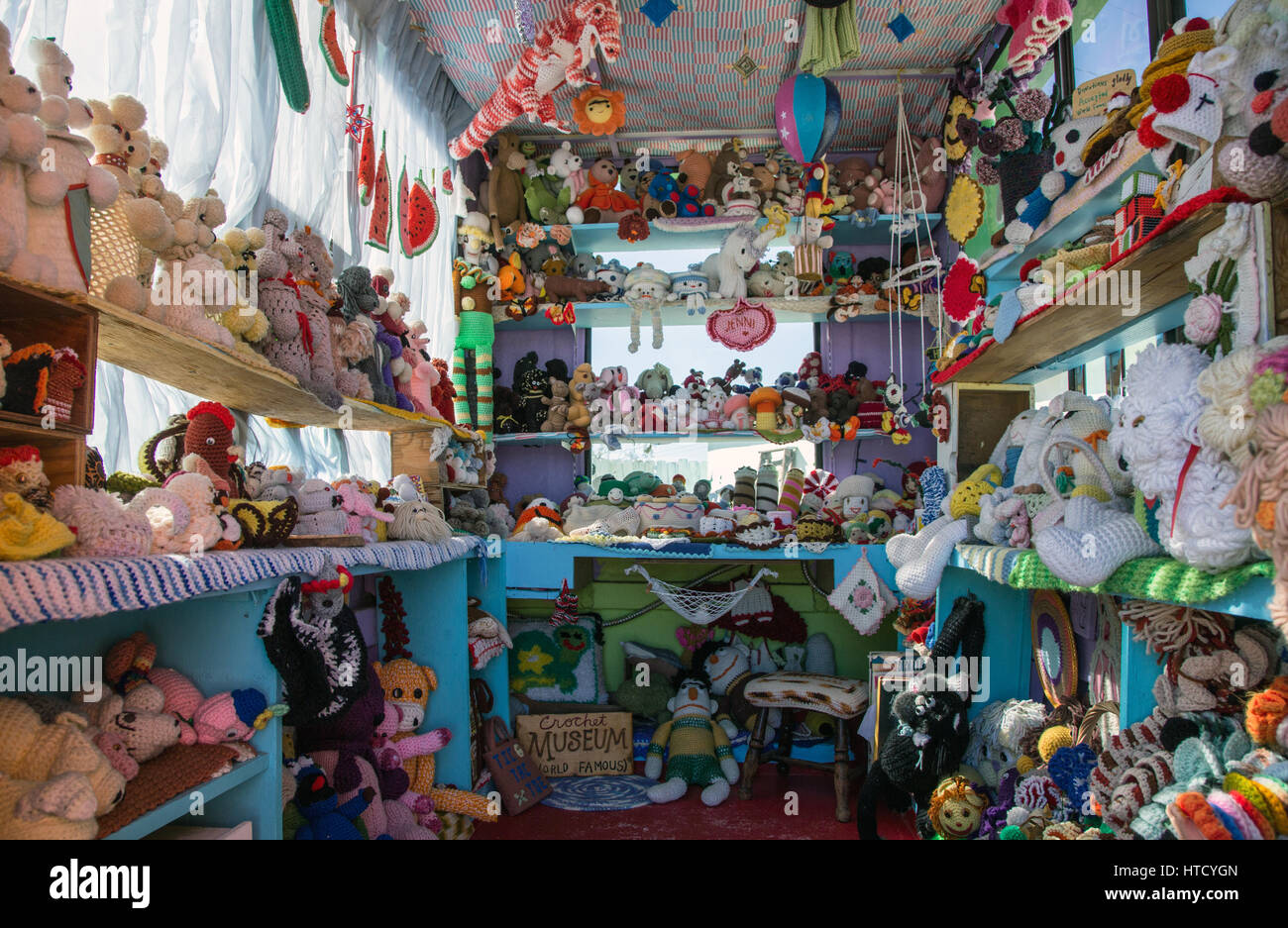 Interior view of the World Famous Crochet Museum Stock Photo - Alamy