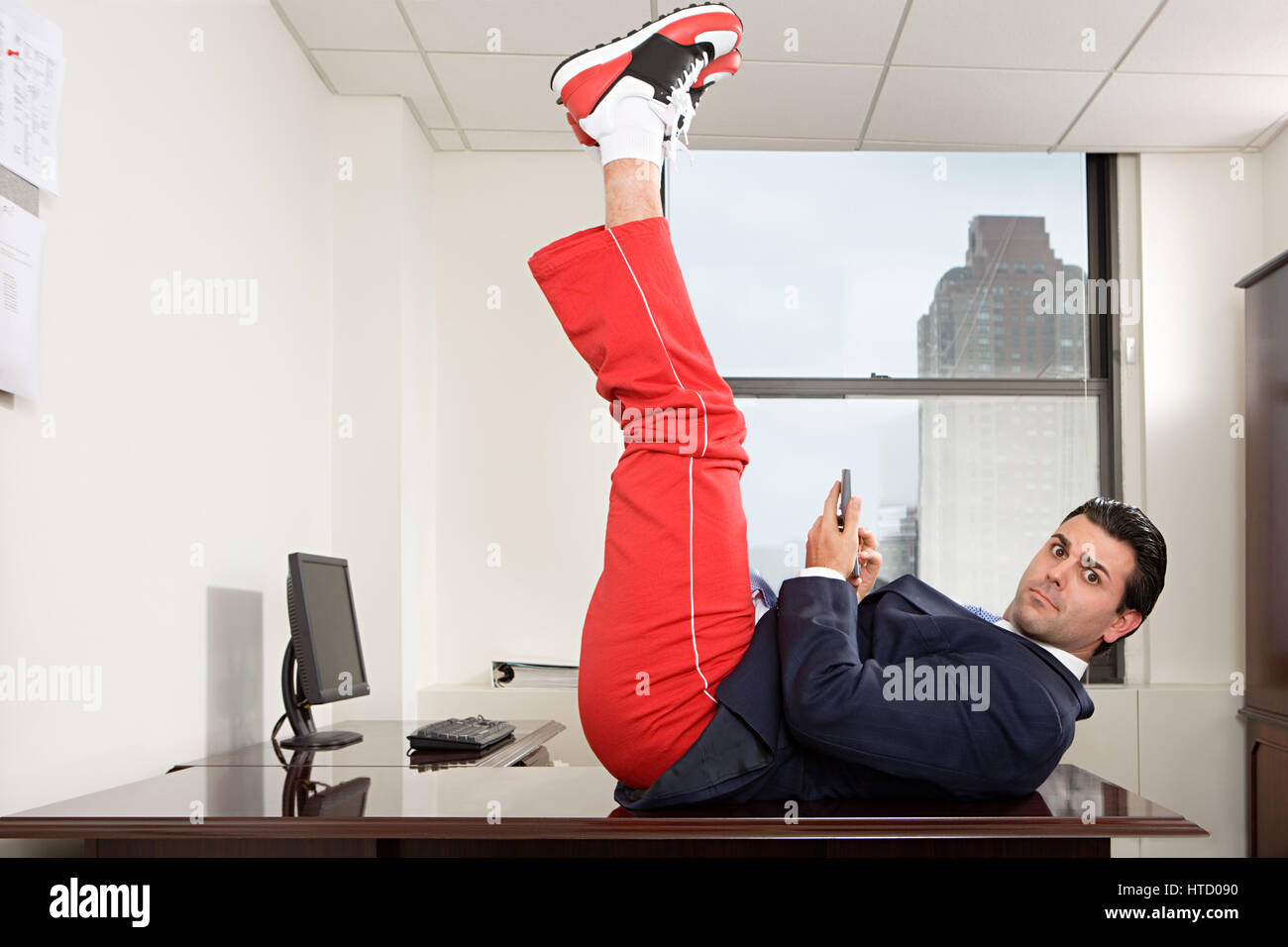 Office exercise humor hi-res stock photography and images - Alamy