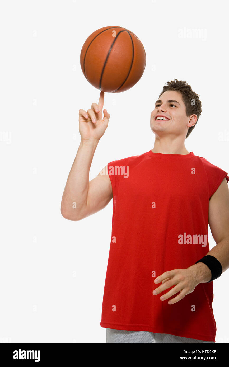 Portrait basketball player spinning ball hi-res stock photography and ...