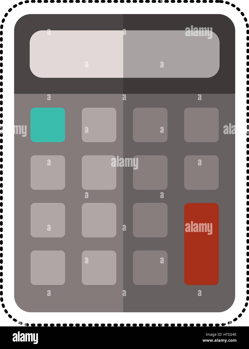 cartoon calculator math school Stock Vector Image & Art - Alamy