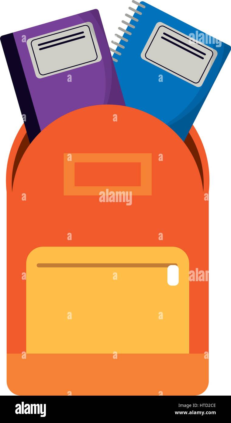 school bag book notebook Stock Vector Image & Art - Alamy