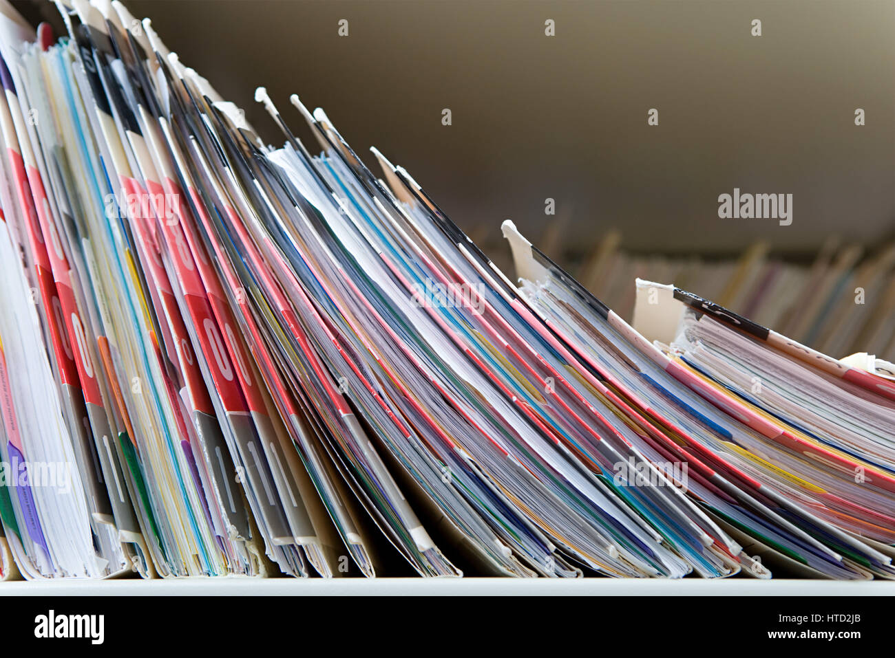 Stack patient medical records hi-res stock photography and images - Alamy