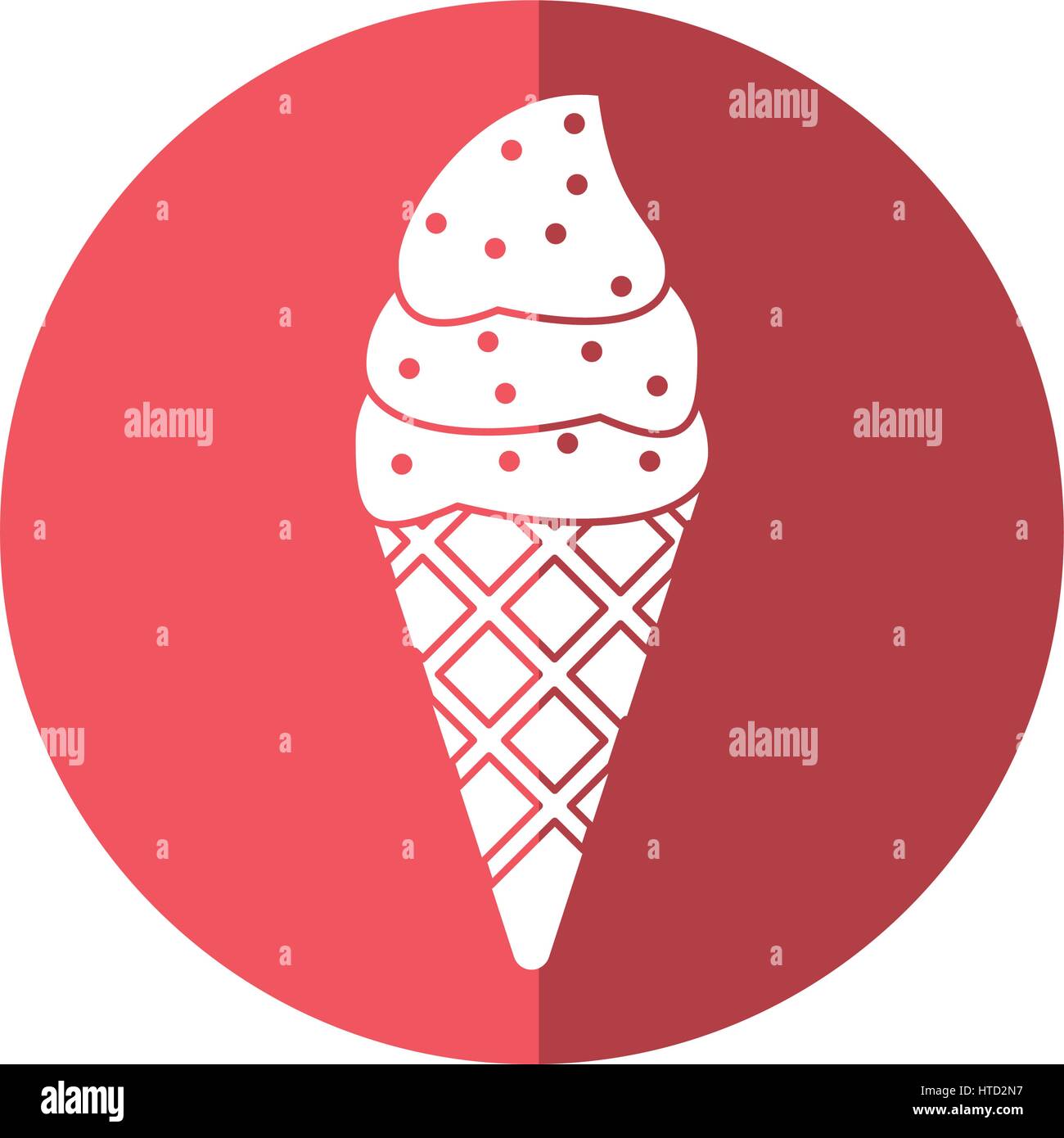 ice cream sweet cold shadow Stock Vector Image & Art - Alamy