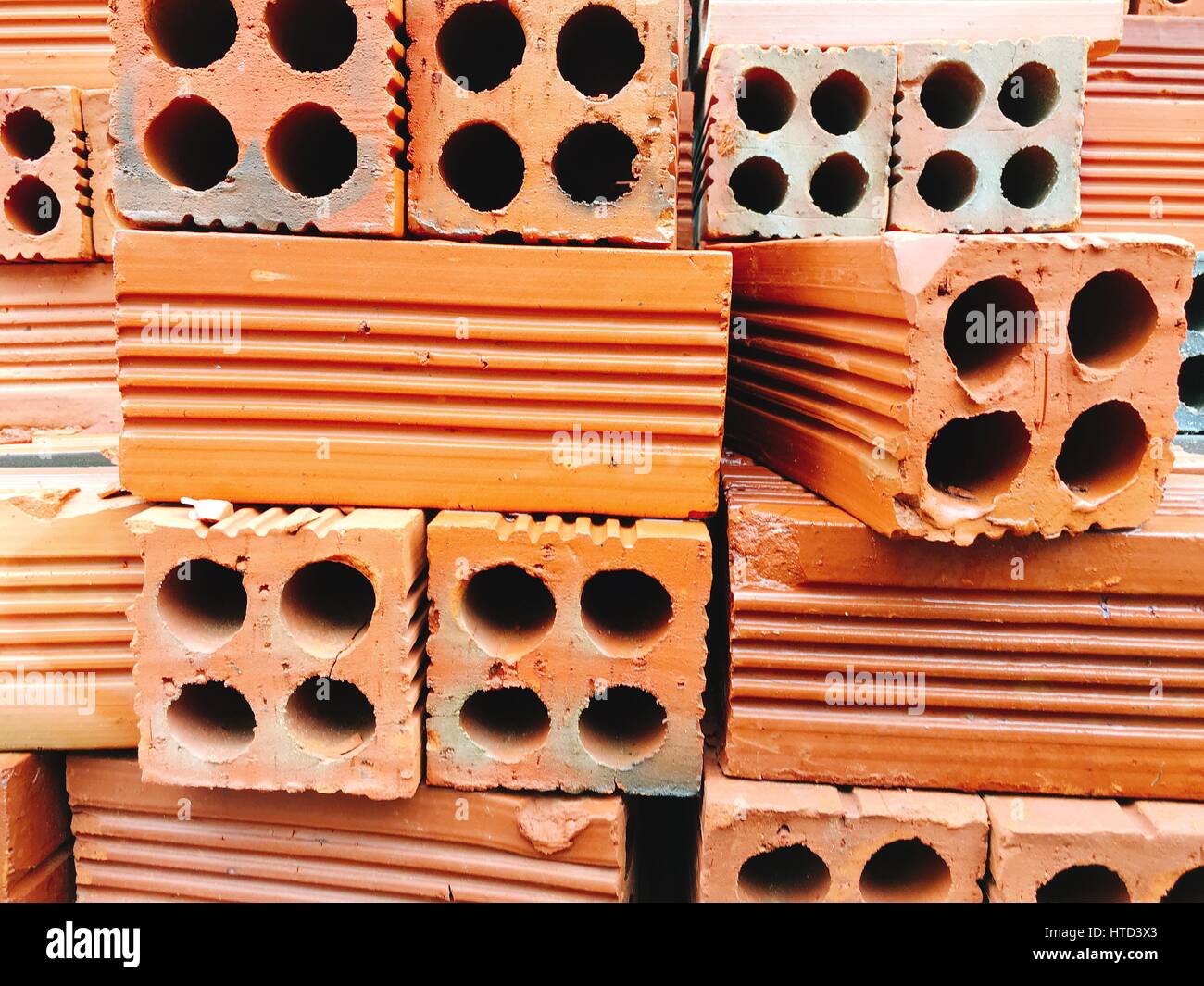 Red bricks wall texture Stock Photo - Alamy