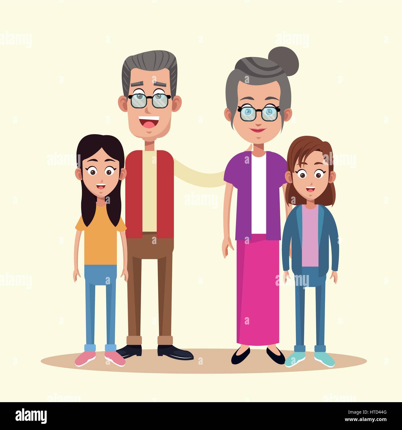 Grandchild Stock Vector Images - Alamy