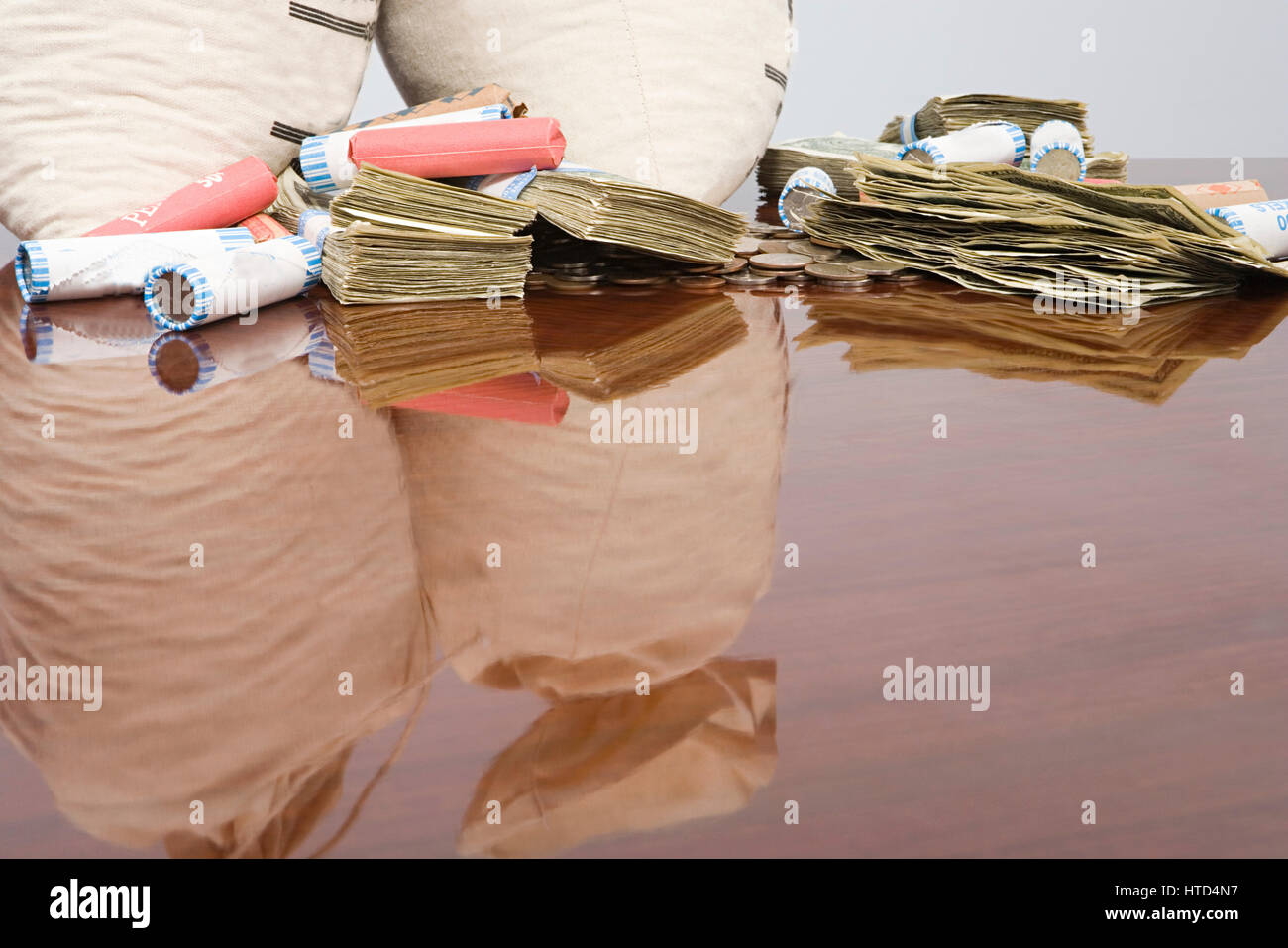 Stack of money Stock Photo - Alamy