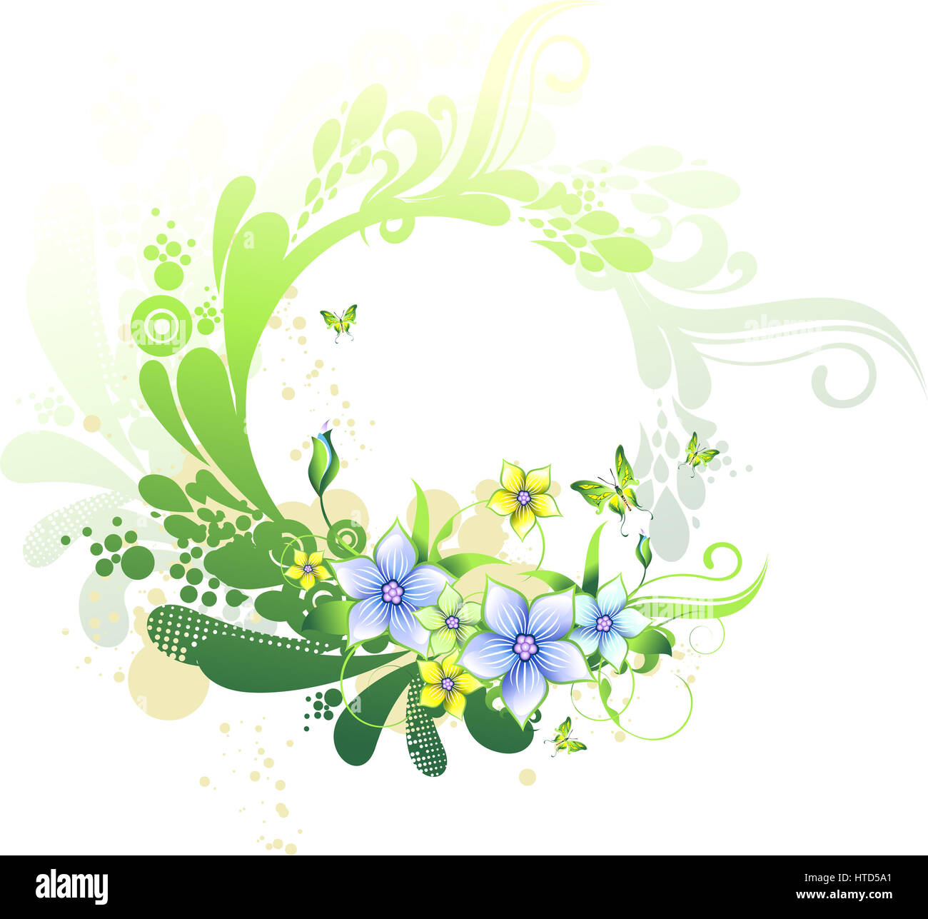 Autumn winter design painting Cut Out Stock Images & Pictures - Alamy