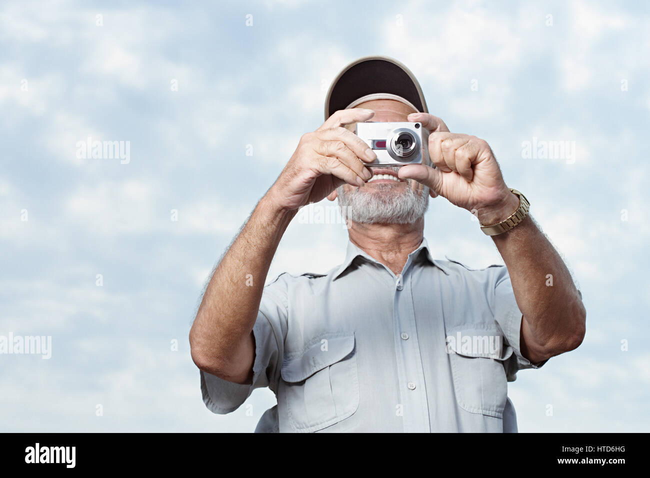 Man taking a photograph Stock Photo - Alamy