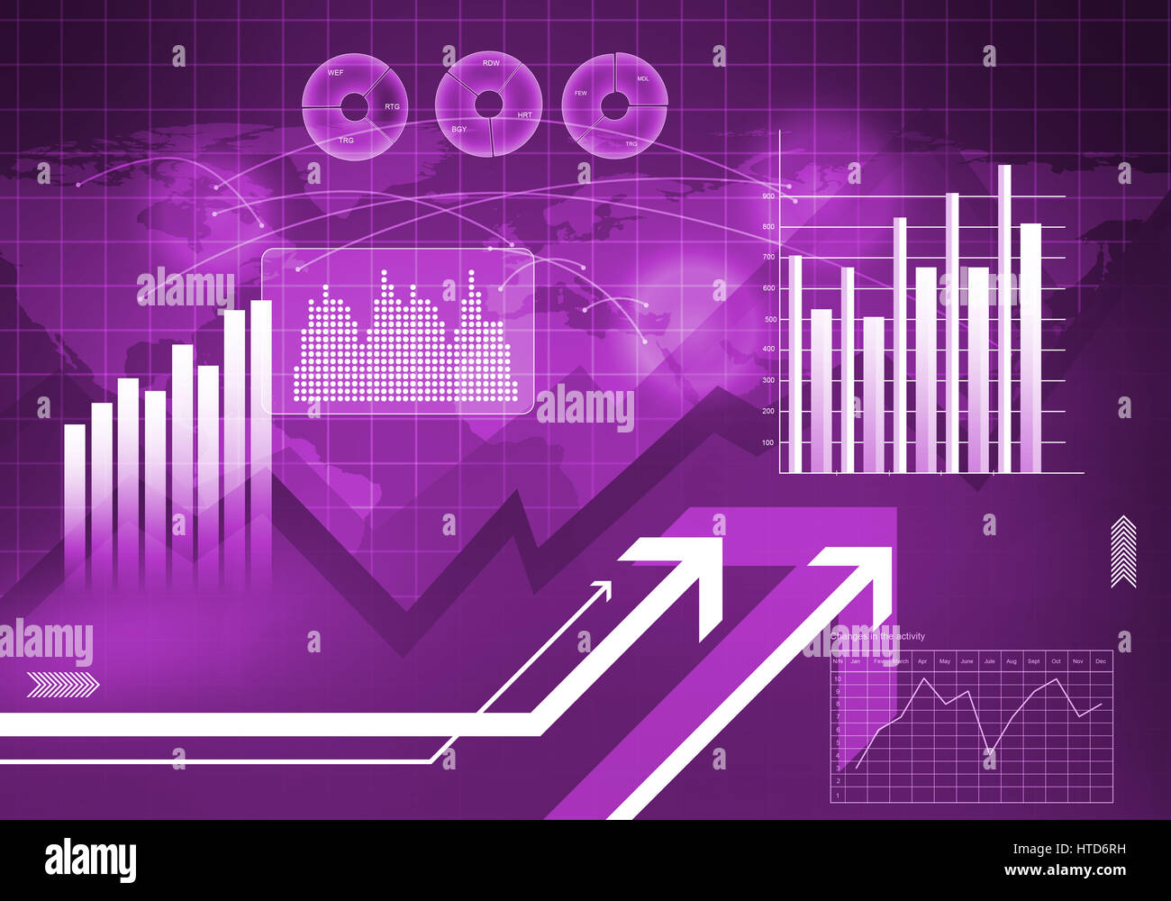 Digital background image with graphs and diagrams Stock Photo - Alamy