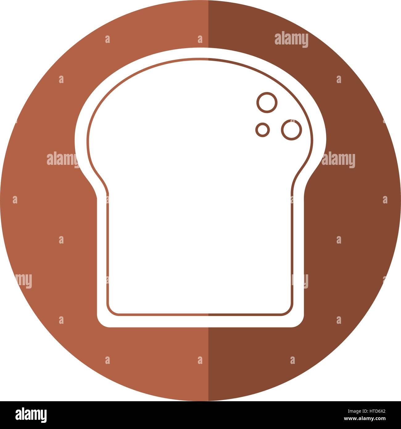 slice bread bakery shadow Stock Vector Image & Art - Alamy