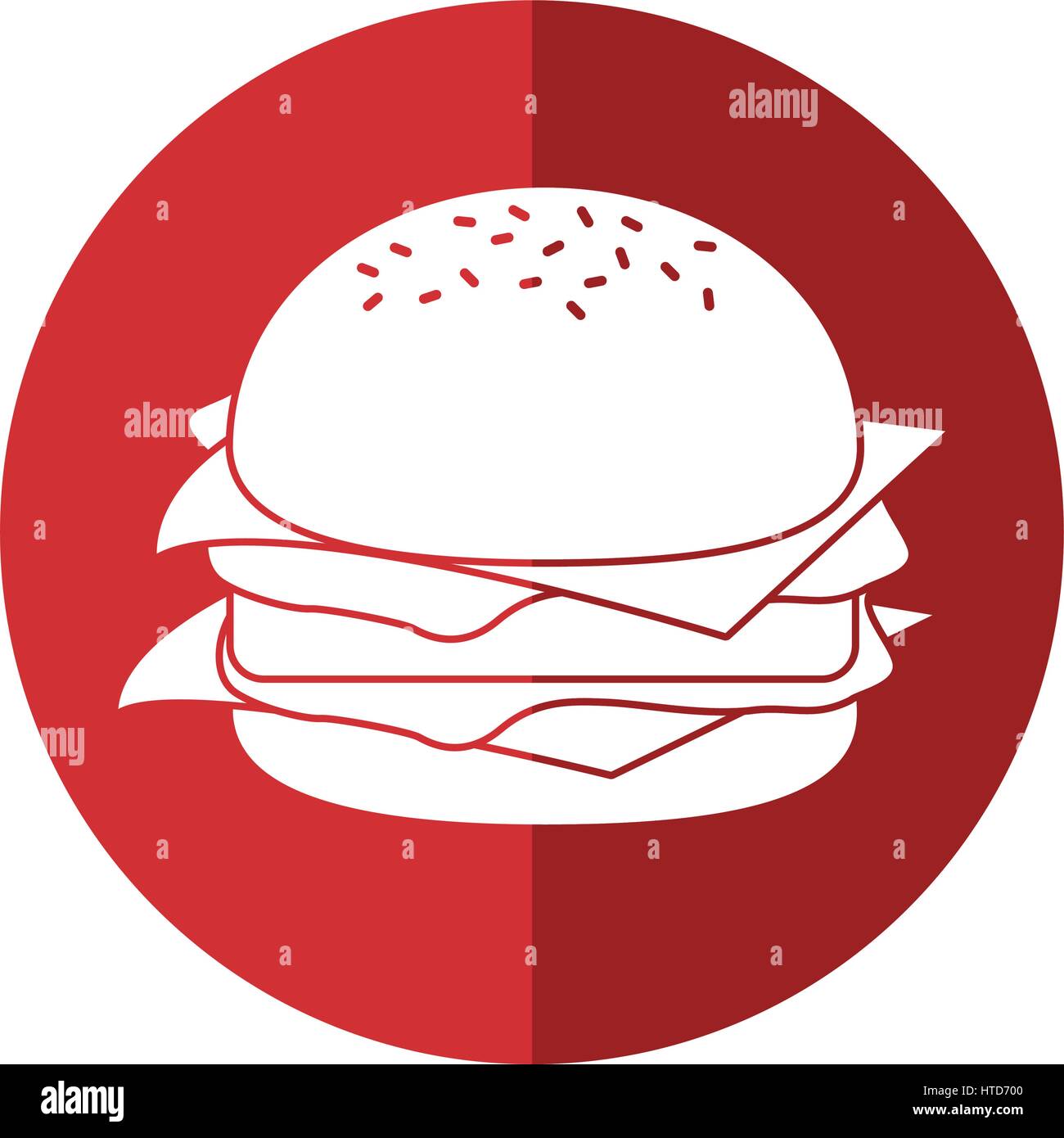 burger fast food shadow Stock Vector Image & Art - Alamy