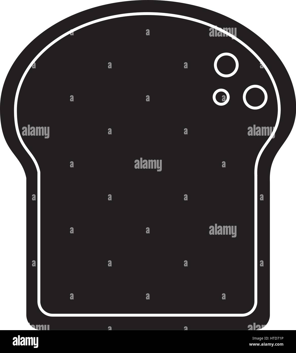 slice bread bakery pictogram Stock Vector Image & Art - Alamy