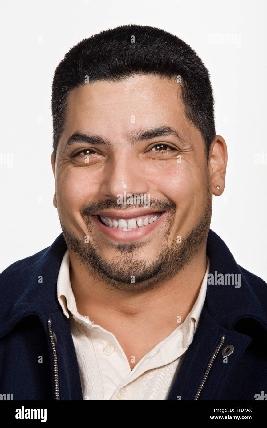 Portrait of mid adult middle eastern man Stock Photo - Alamy