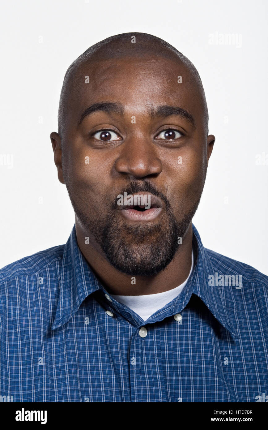Portrait of mid adult African American man Stock Photo - Alamy