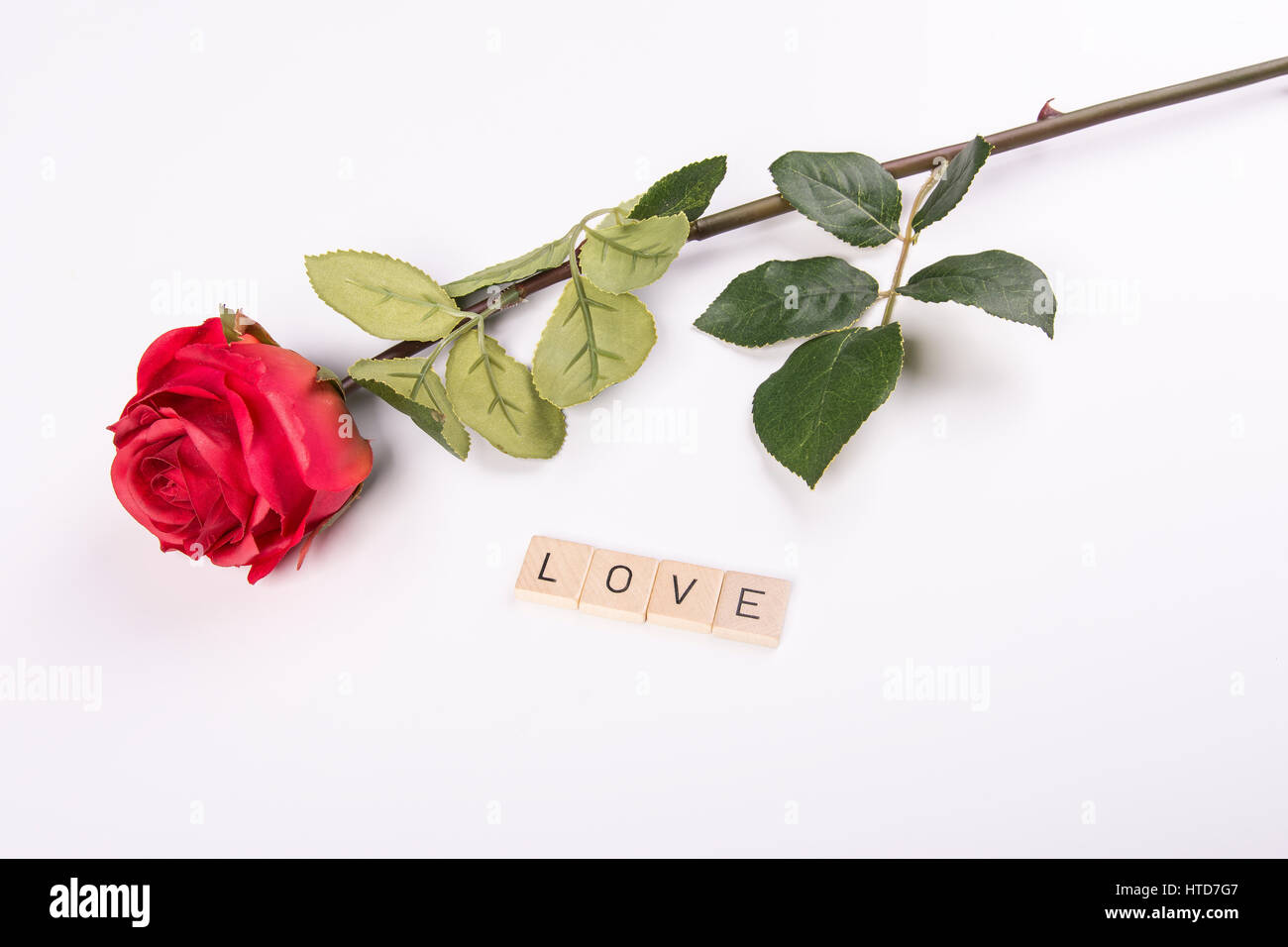 Love flower word hi-res stock photography and images - Alamy