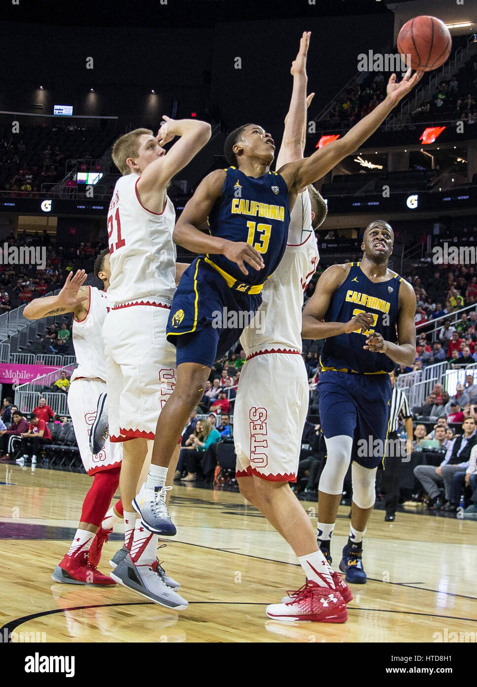 Mar 09 2017 Las Vegas, NV, U.S.A. California guard Charlie Moore (13 ...