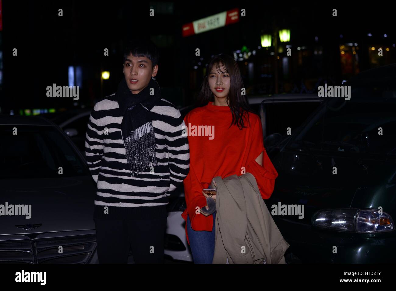Seoul, Korea. 09th Mar, 2017. Kyeong-ho Jeong, Jin-hee Baek, Tae-jun ...