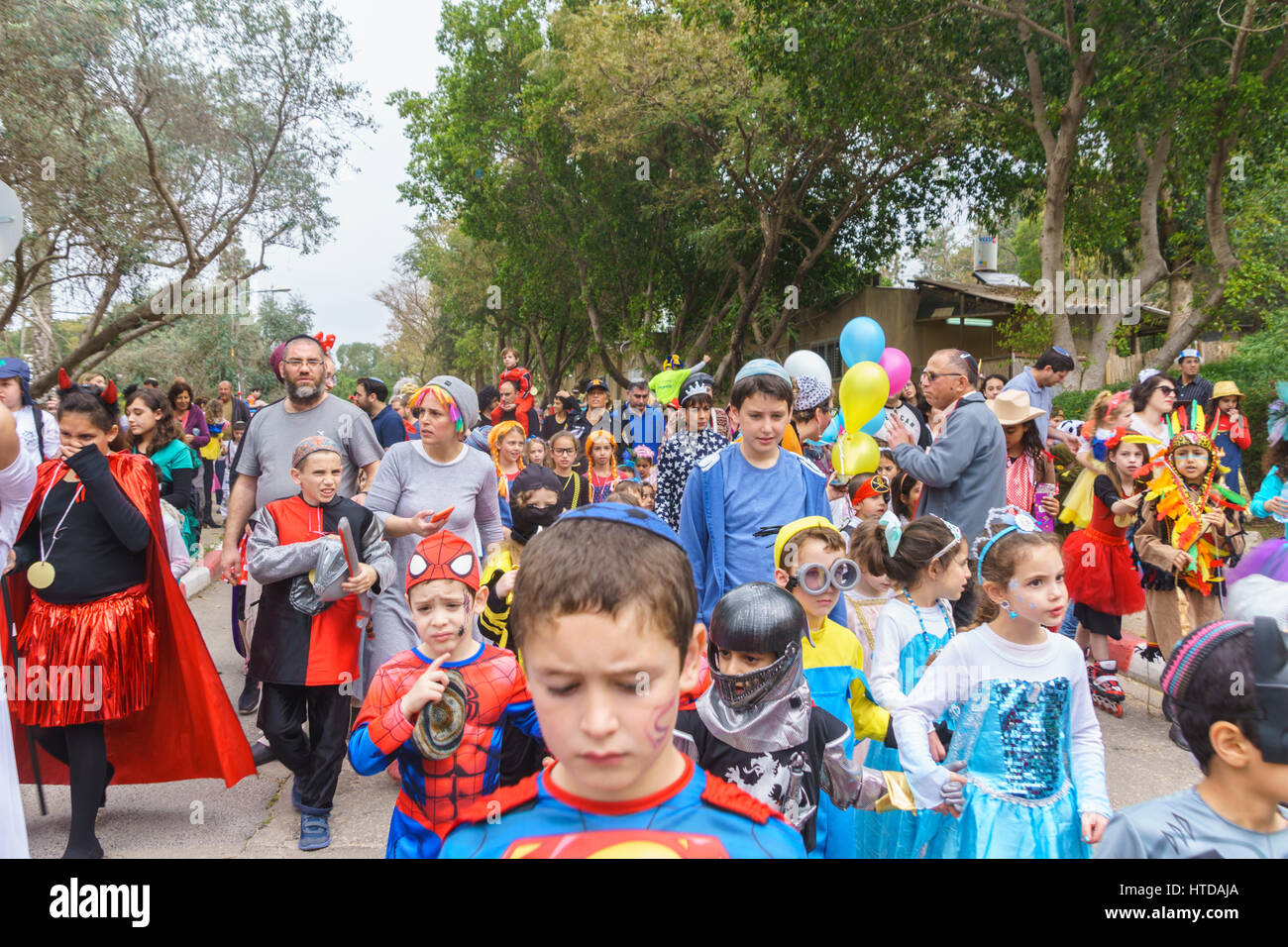 Purim parade kids hi-res stock photography and images - Alamy