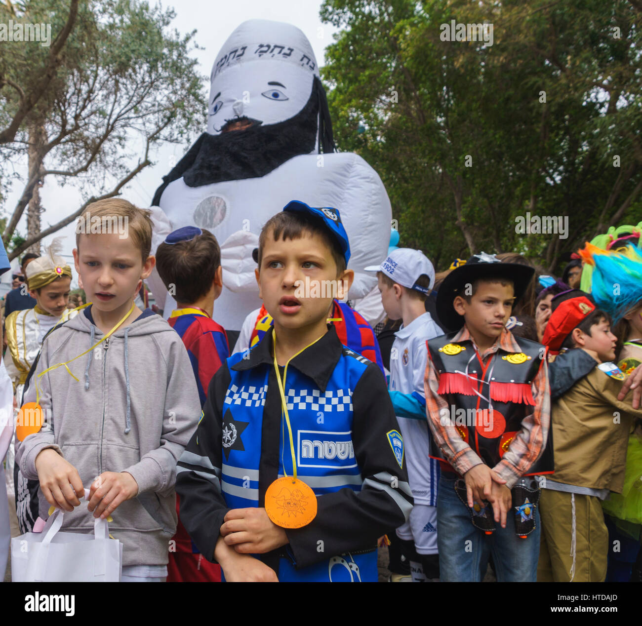 Purim parade kids hi-res stock photography and images - Alamy