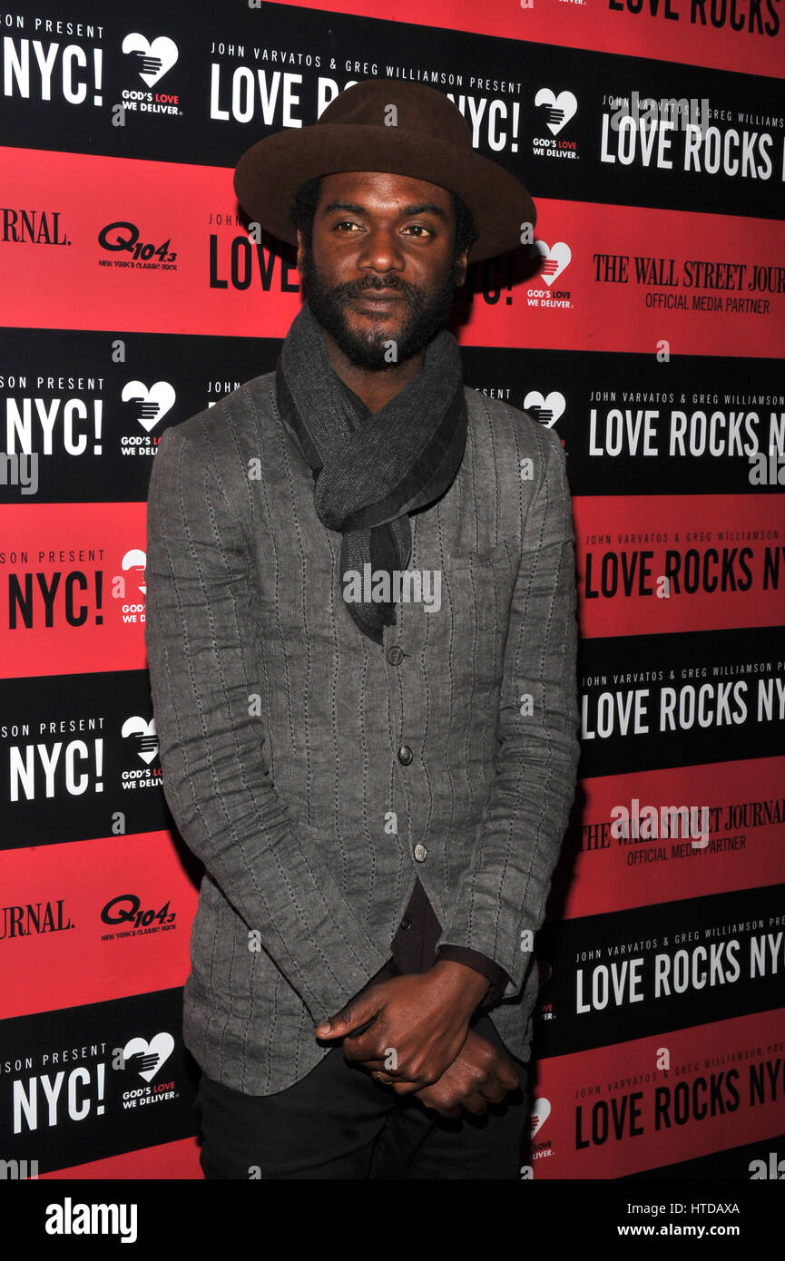 New York, NY, USA. 09th Mar, 2017. Gary Clark Jr. at 'Love Rocks NYC! A ...
