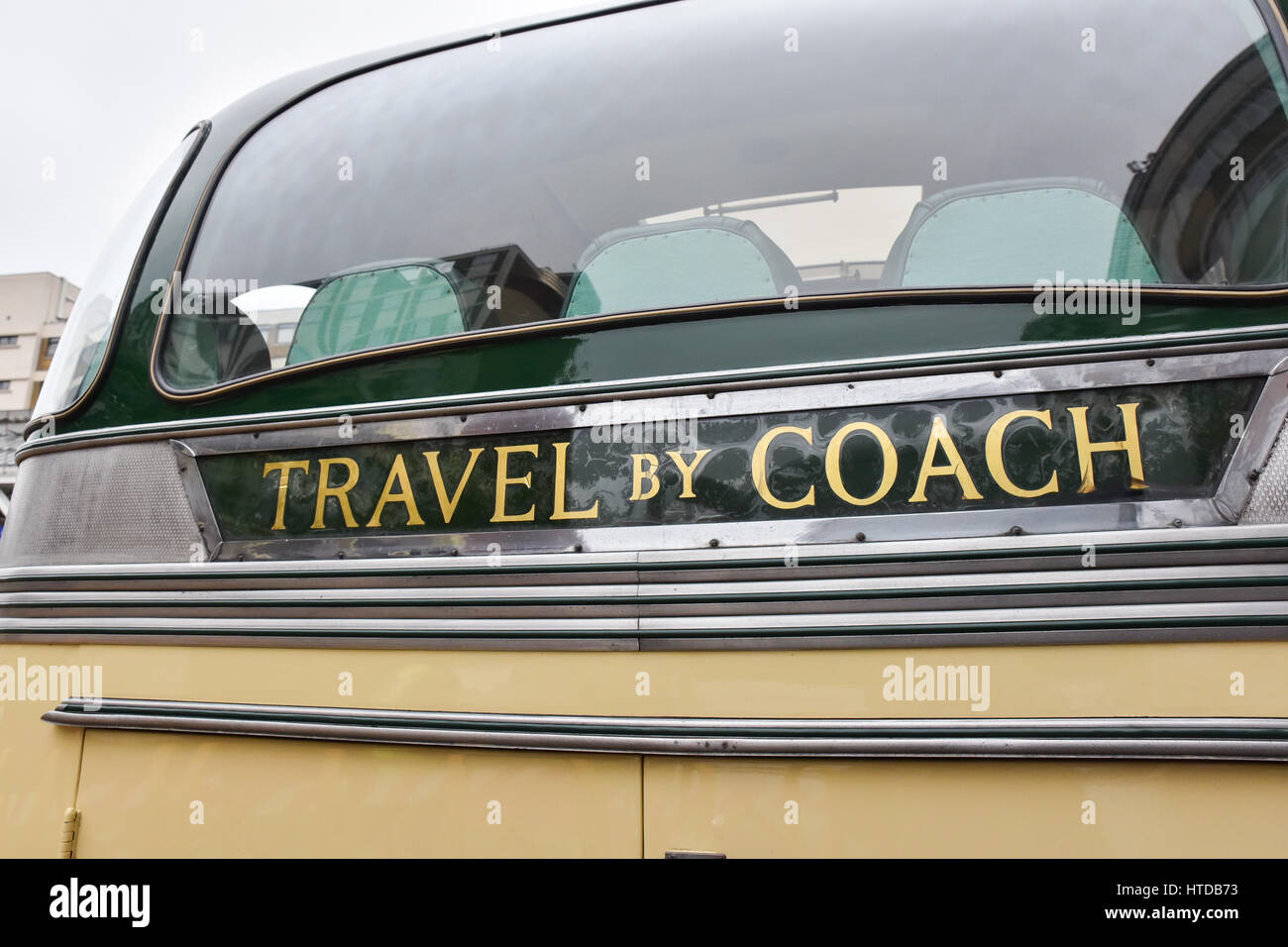 Victoria Coach Station, London, UK. 10th Mar, 2017. Classic coaches and ...