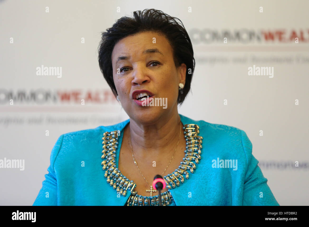 Marlborough House, Pall Mall, London, UK. 10th Mar, 2017. Commonwealth ...