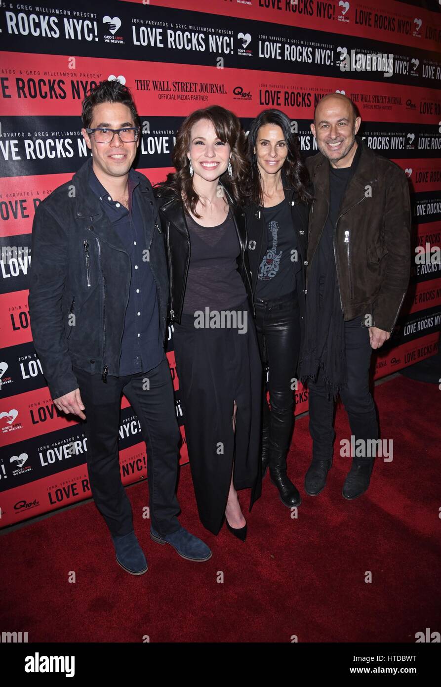 New York, NY, USA. 9th Mar, 2017. Greg Williamson, Katy Williamson, Joyce Varvatos, John ...