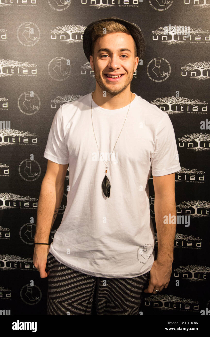 London, UK. 10th Mar, 2017. Dancer Lukas McFarlane. MOVE IT, the UK's ...