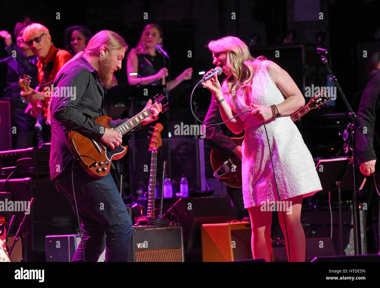 New York, NY, USA. 9th Mar, 2017. Derek Trucks, Susan Tedeschi in attendance for LOVE ROCKS NYC ...
