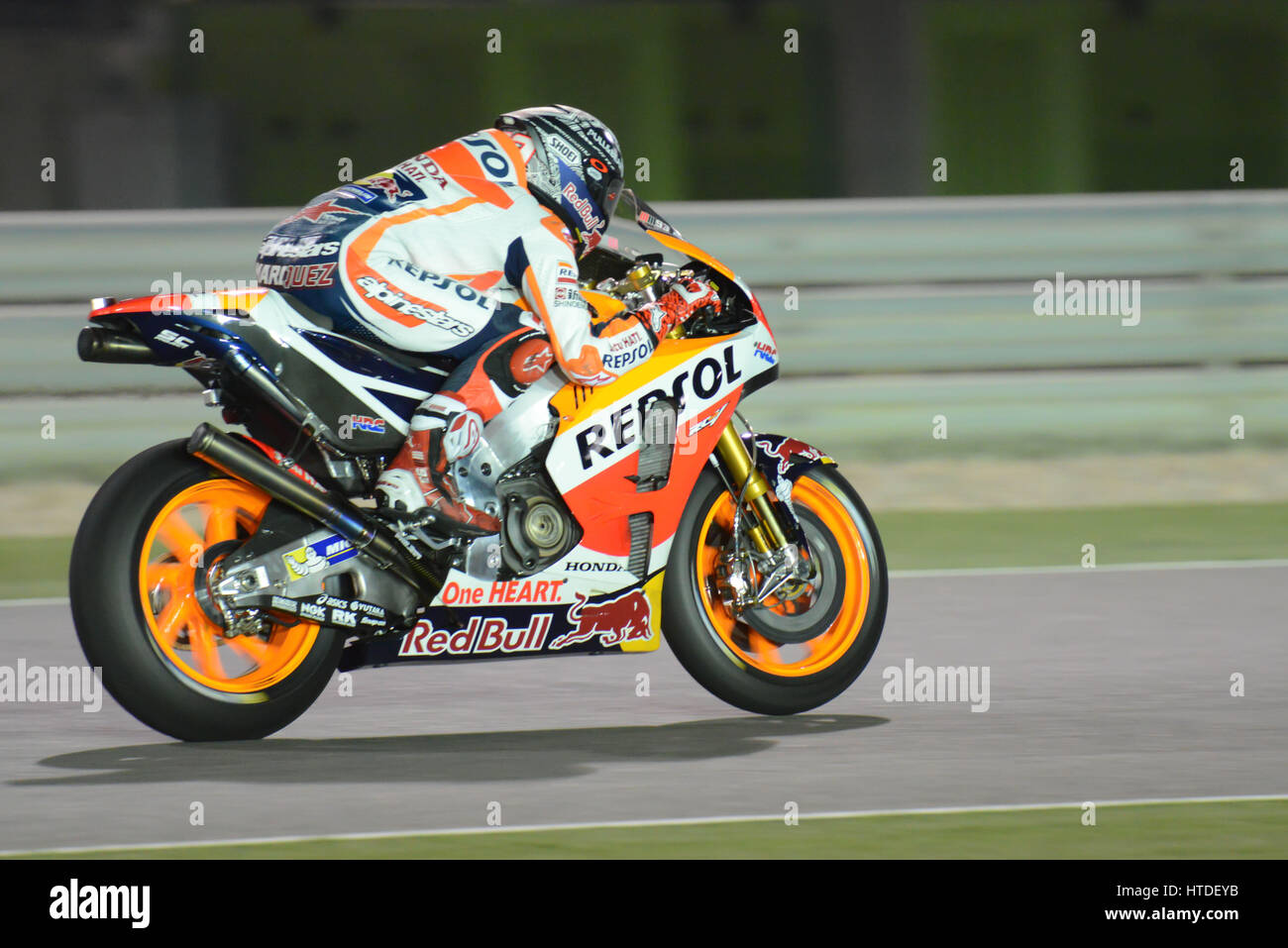 Losail Circuit, Qatar. 10th Mar, 2017. Marc Marquez who rides for ...