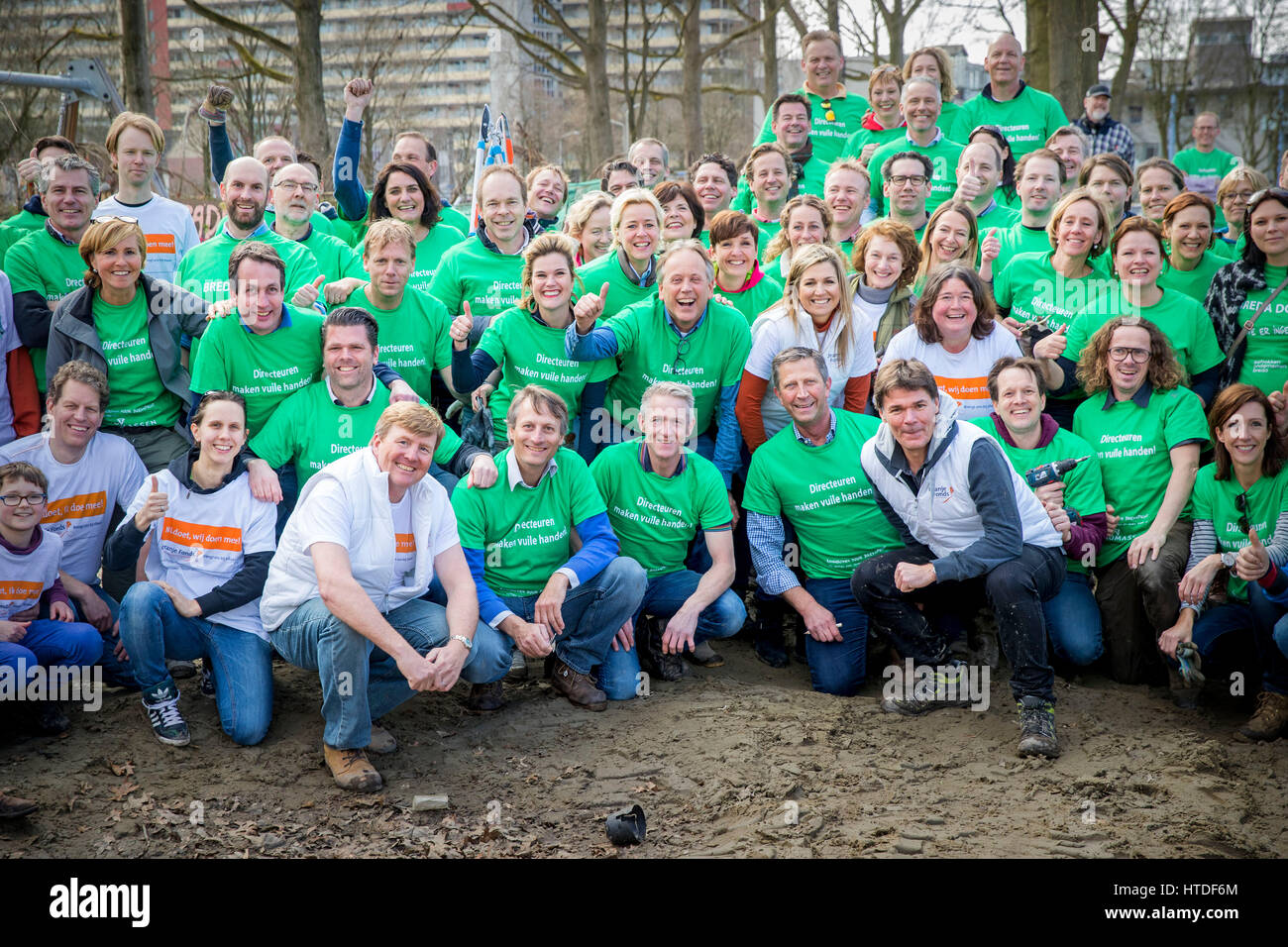 Breda, The Netherlands. 10th Mar, 2017. King Willem-Alexander and Queen ...