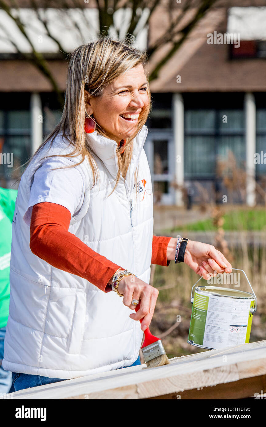 Breda, The Netherlands. 10th Mar, 2017. King Willem-Alexander and Queen ...