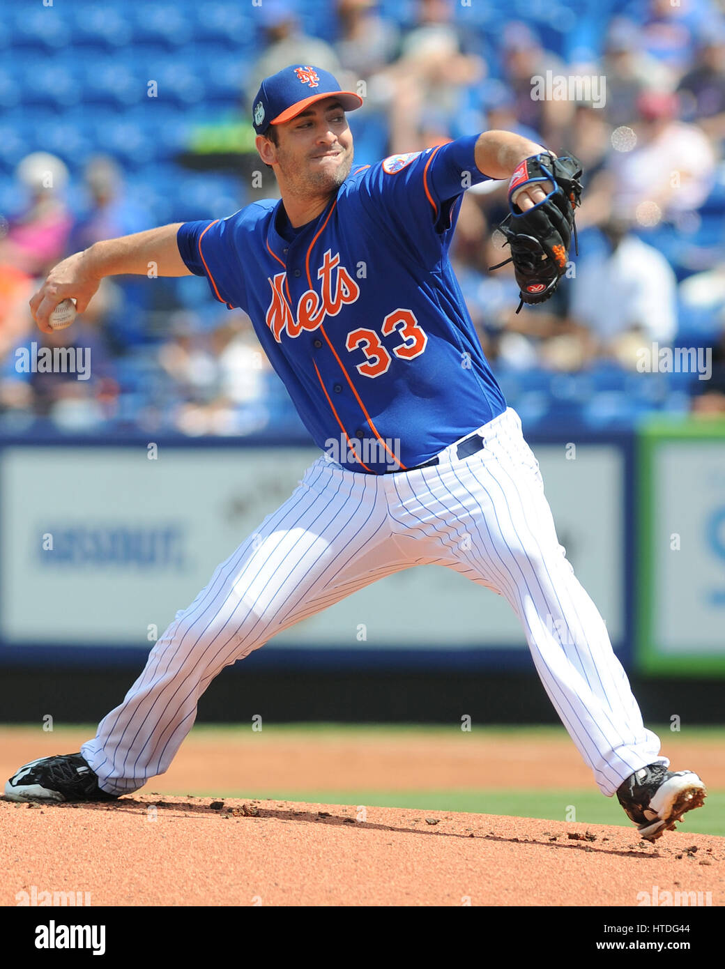 Port St. Lucie, FL, USA. 10th Mar, 2017. Matt Harvey pictured during a ...