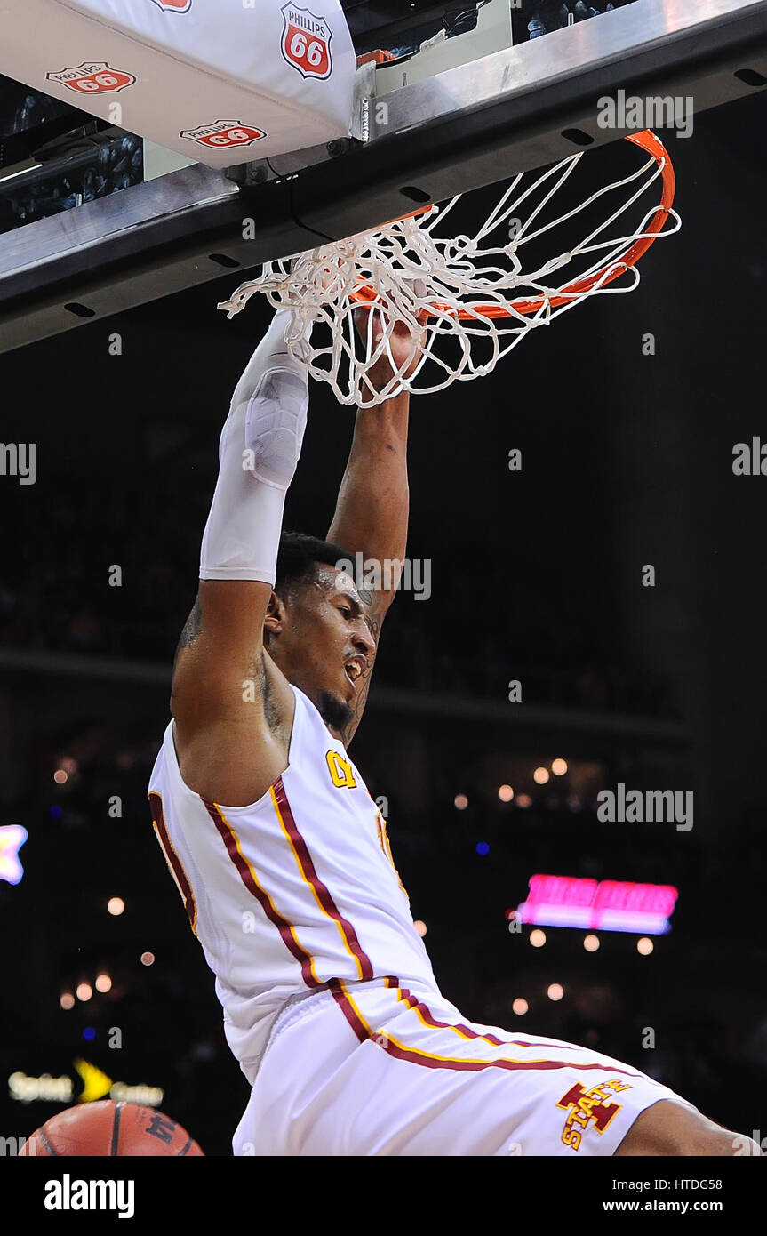 Kansas City, Missouri, USA. 09th Mar, 2017. Iowa State Cyclones forward ...