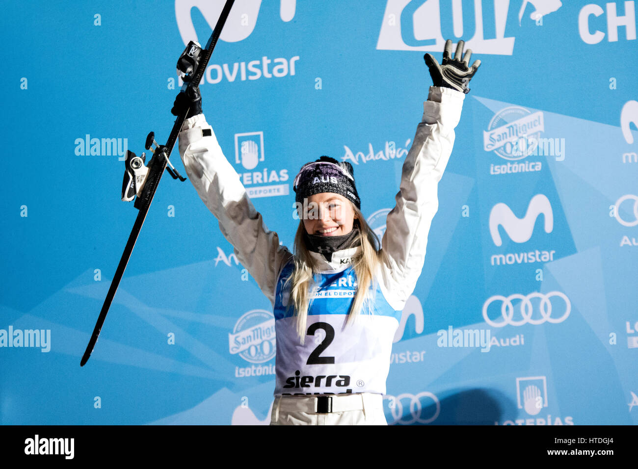 Sierra Nevada, Spain. 10th March, 2017. Danielle Scott (Australia, 2rd ...
