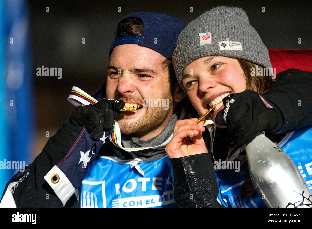 Sierra Nevada, Spain. 10th March, 2017. Jonathon Lillis (USA) and ...
