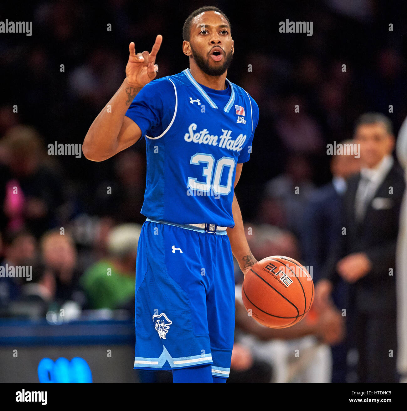 New York, New York, USA. 10th Mar, 2017. Seton Hall's guard Madison ...