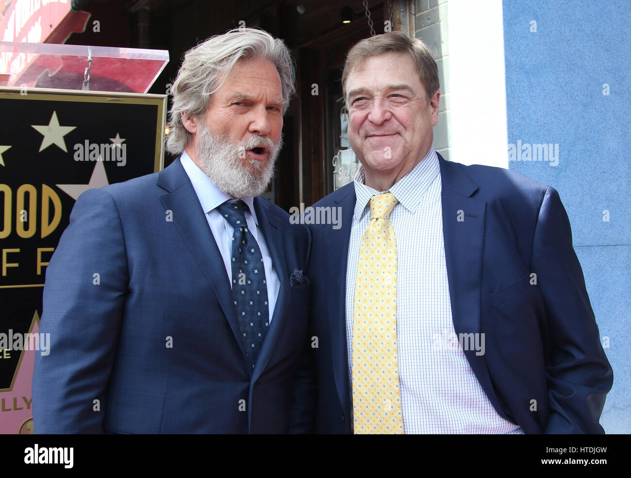 Hollywood, Ca. 10th Mar, 2017. John Goodman, Jeff Bridges, At John ...