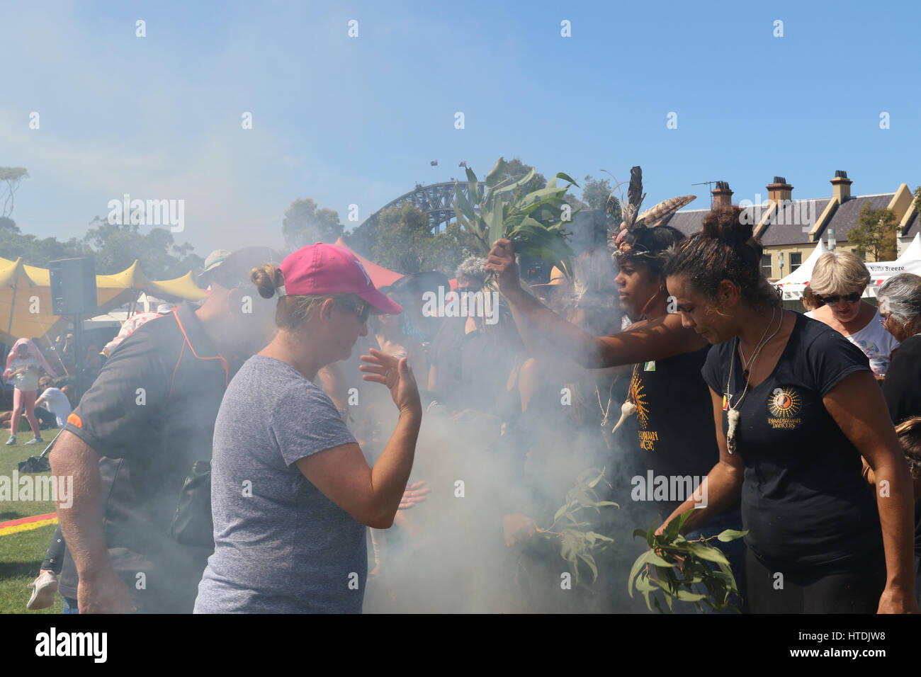 Sydney, Australia. 11th Mar, 2017. The Aboriginal ‘Barangaroo Ngangamay ...