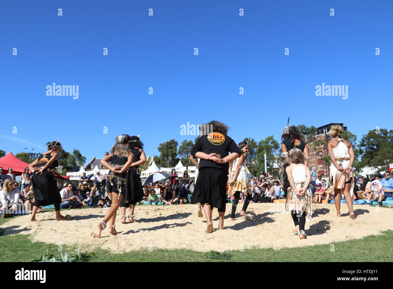 Sydney, Australia. 11th Mar, 2017. The Aboriginal ‘Barangaroo Ngangamay ...