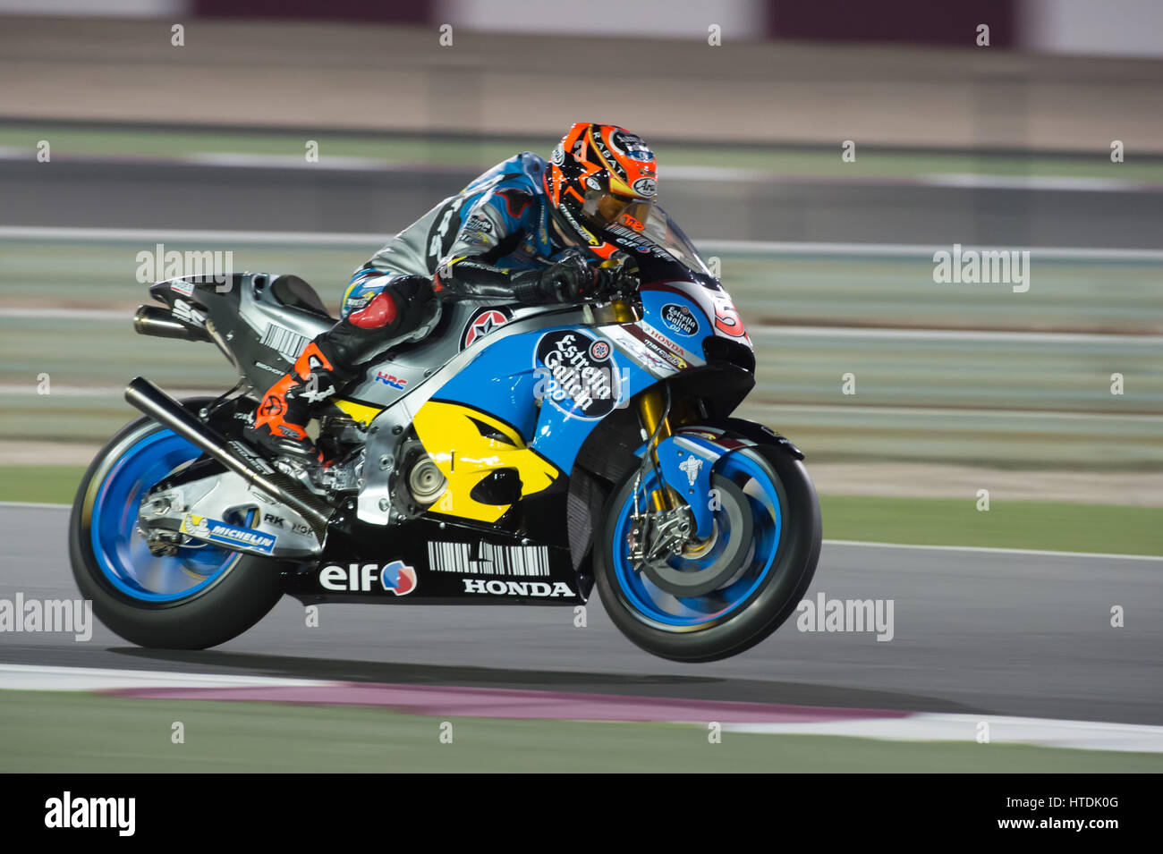 Losail Circuit, Qatar. 10th March 2017. Tito Rabat who rides for Marc ...