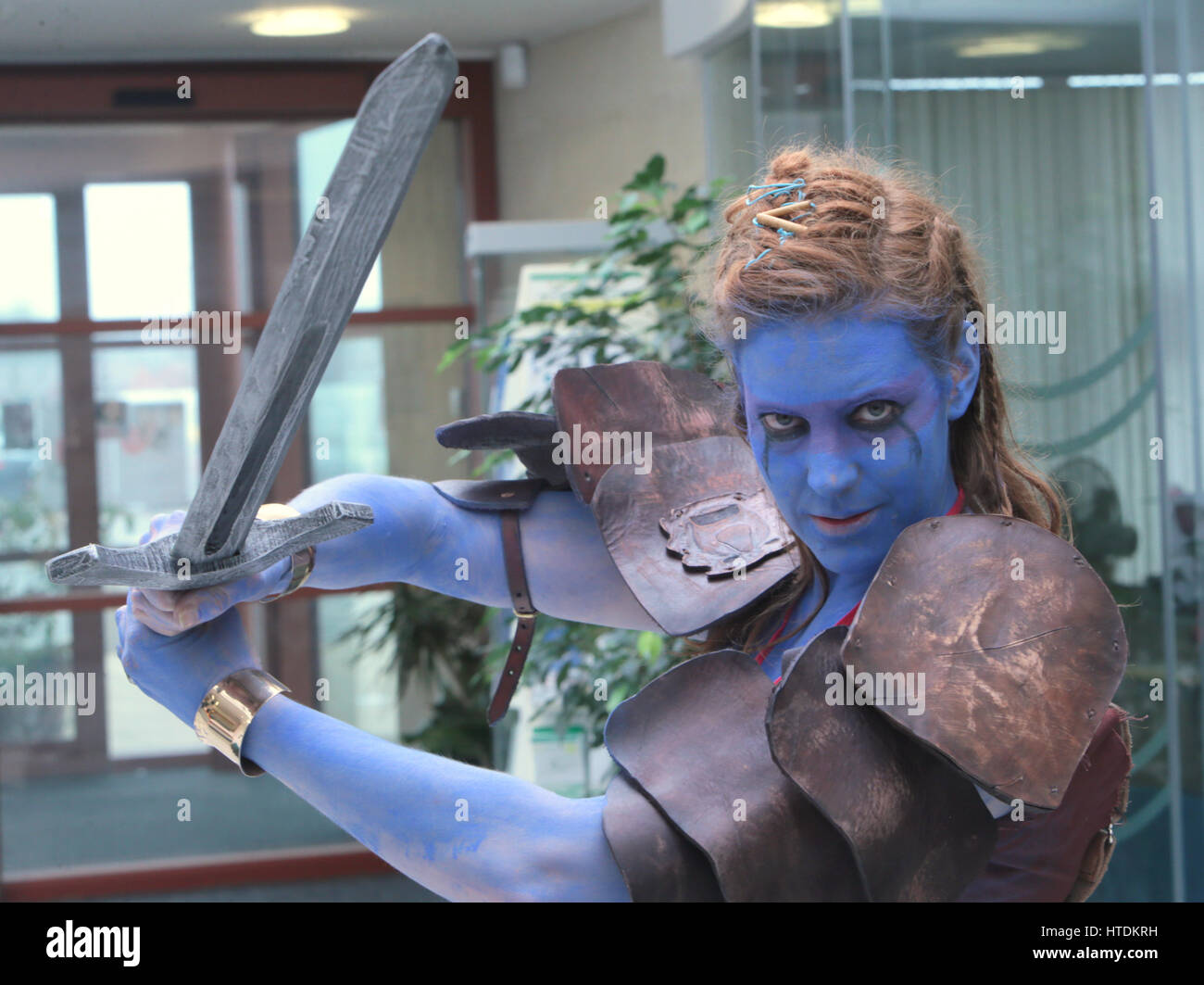 Rugby, UK. 11th March 2017. The media Makeup and Photography show 2017 ...