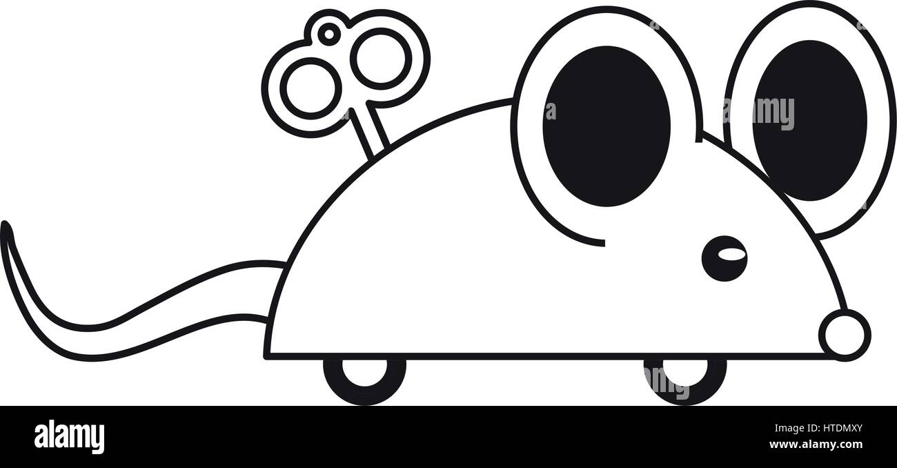 april fools day mouse thin line Stock Vector Image & Art - Alamy