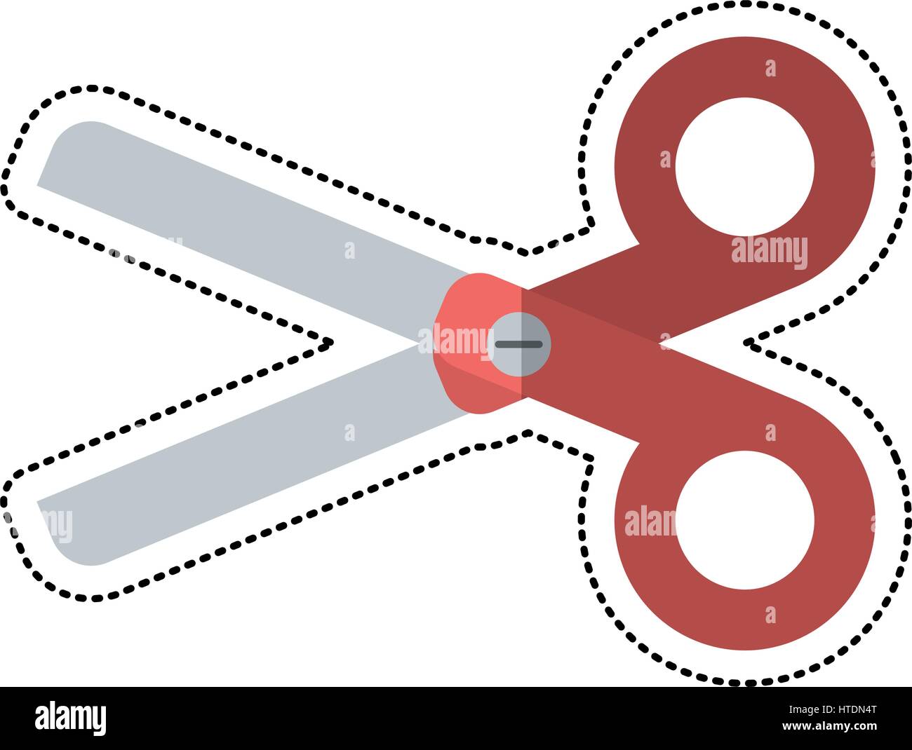 Kindergarten scissors Stock Vector Images - Alamy