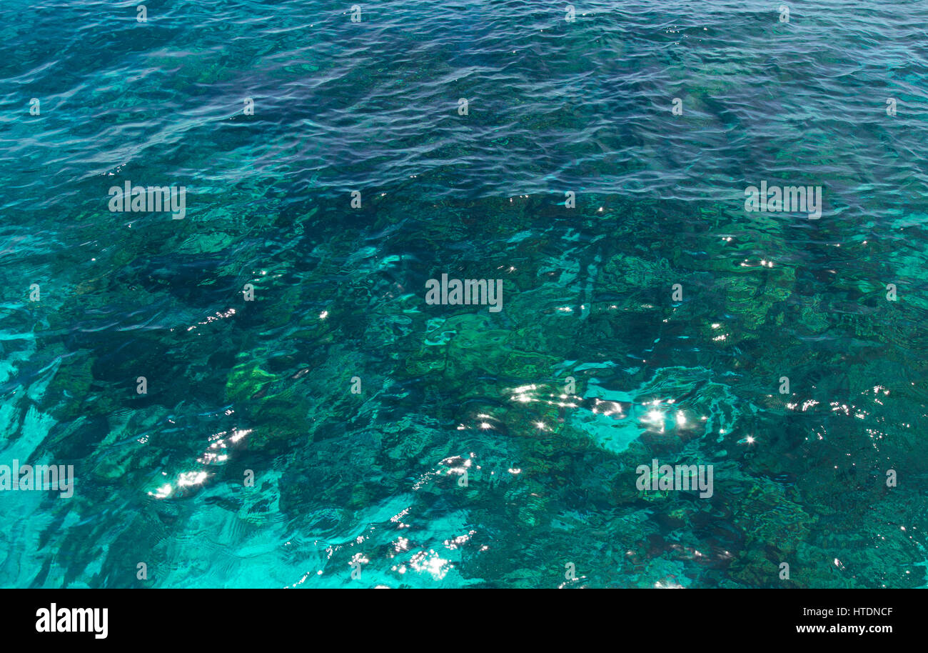 Ocean water texture , clear blue sea Stock Photo - Alamy
