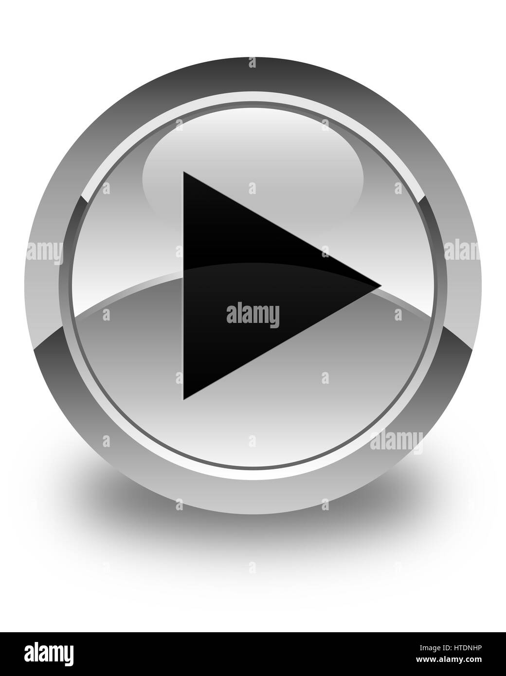 White play button hi-res stock photography and images - Alamy