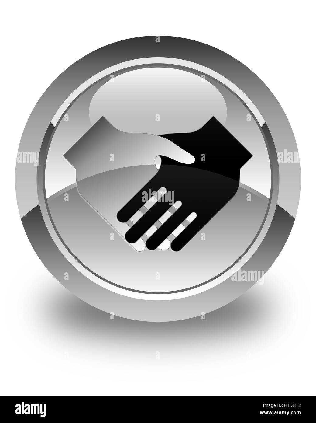 Handshake icon hi-res stock photography and images - Alamy