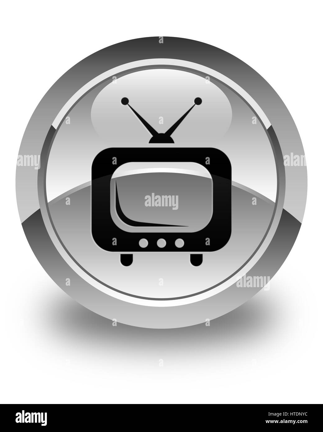 Tv icon hi-res stock photography and images - Alamy